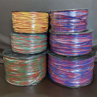 纯铜镀锌0.52/0.62子母连接线信号对接数码管铜芯线矿山隧道用