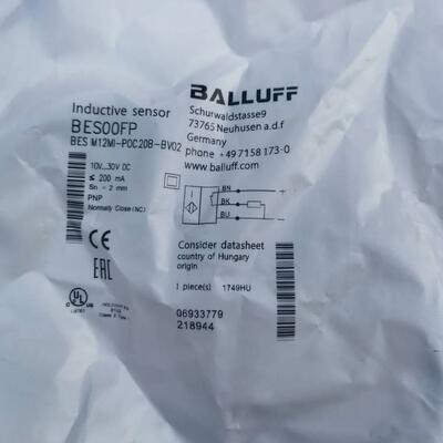 ***原装BES008L巴鲁夫电感式接近开关BES M18MI-PSC80B-S04G***
