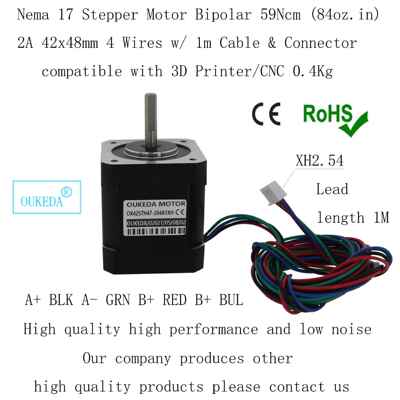 Voron2.4打印机电机2A0.59NmVORON打印机电机42x48mm4Wires