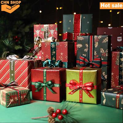 70*100cm Christmas wrapping paper Gift packing paper wrapper
