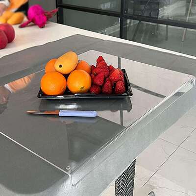 Acrylic Cutting Boards 亚克力砧板带唇适用厨房切水果蔬菜