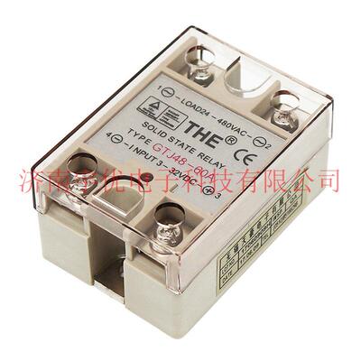 THE无锡天豪 GTJ48-60A 安装式单相交流固态继电器 480V 原装现货