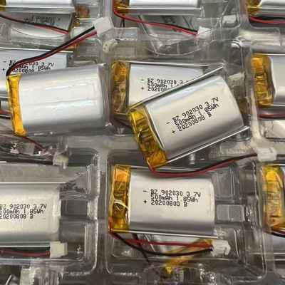 配件 聚合物锂电池3.7V 500mah软包电池 带保护板电芯规格902030