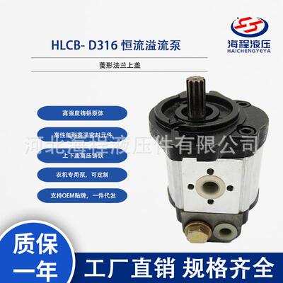 HLCB-D316恒流溢流泵菱形法兰上盖