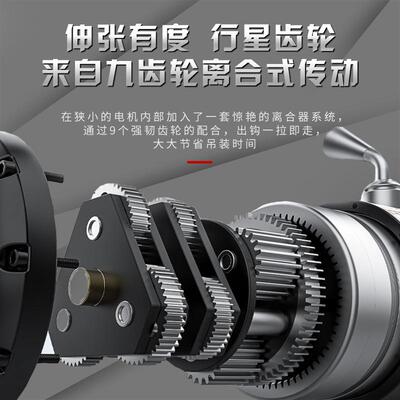 212000LB车载电动绞盘12v466尼龙v绳汽牵引5T救援车越野车尼龙绳