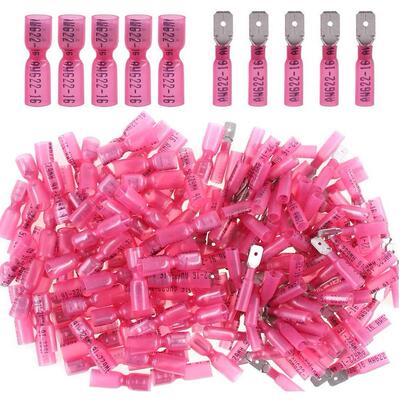 HMDD/HFDFD热缩端子绝缘公母对接插片插簧可ding制包装