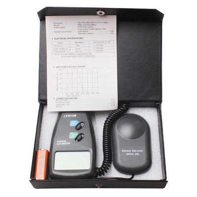 供应新款手持数字式照度计LX-1010B手持光度仪便携数显