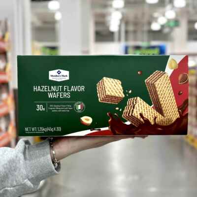 山姆MM榛子味威化饼干1350g意大利进口休闲小吃网红零食点心