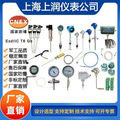 TD2297金属顶部显示温度变送器传感器上海上润仪表