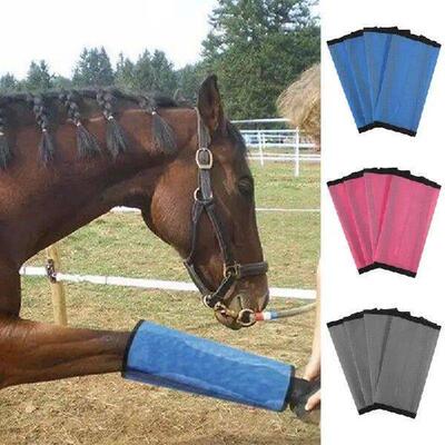 Horse Fly Boots 4 PCS Fly Boots Reusable For Horses Fly