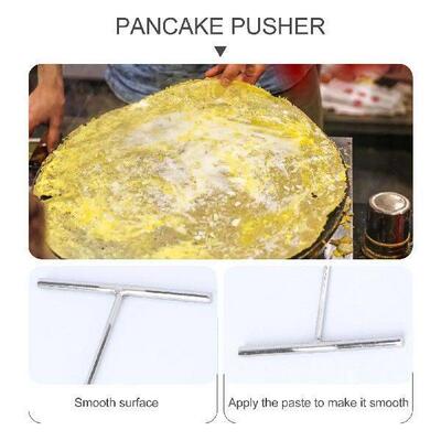 Crepe Making Tool Spreader Skillet Stainless Steel Pancake
