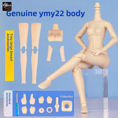 ob22素体 女体奶白超白肌ob24素体YMY bjd娃娃小布可动关节人偶娃