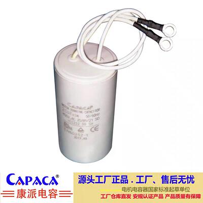 供应450V20uF至70uF喷涂机厂家定制单相电机配件真空泵运行电容