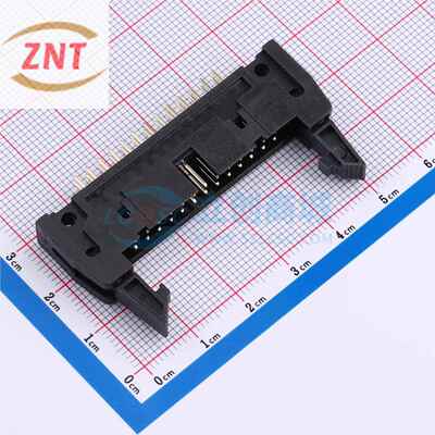 连接器 DS1011-26SBSiB7-B 插件,P=2.54mm 2x13P 牛角扣