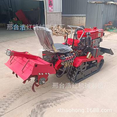 出口微耕机式履理带旋耕功能履带式田园管机果园大棚MDV遥控多旋