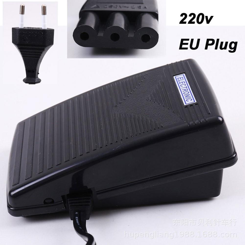 多功能缝纫机踏板 脚踏控制器小圆三插 胜家电源线 220V/110v