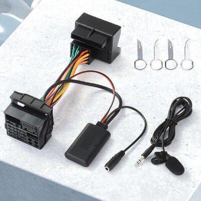 Car Bluetooth-Compatible 5.0 Music AUX Adapter with Mic