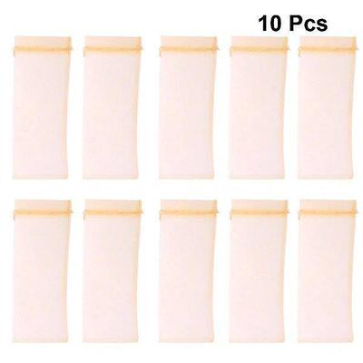 10PCS Bottle Gauze Bags Drawstring Pouches Party Decoration