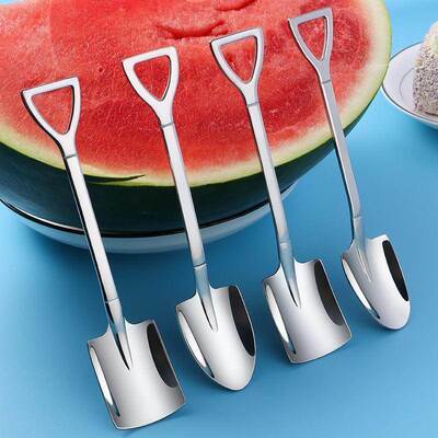 Creative and cute small spoons, made of stainless steel, per