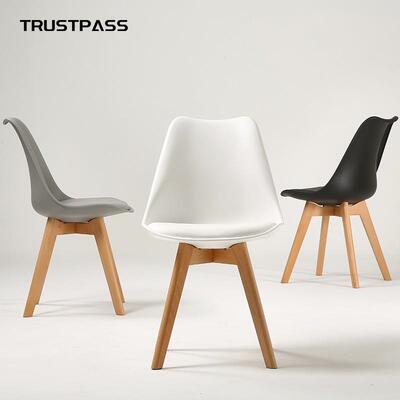 北欧简约轻奢餐椅家用椅子酒店餐厅网红化妆椅靠背休闲软椅