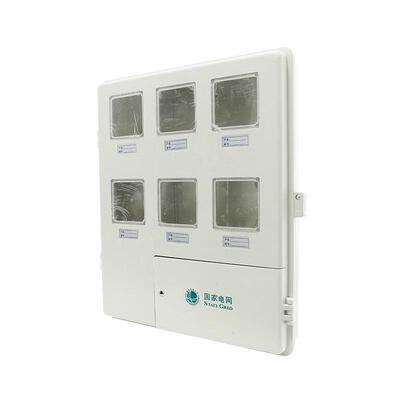 厂家直销玻璃XH-DBX-6钢6表电计箱六户双门电表子式位单相量箱