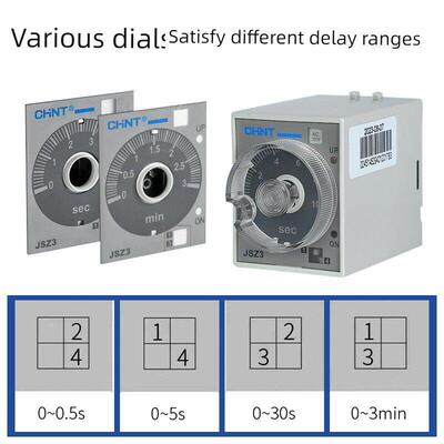 正泰St3P上电延迟时间继电器Jsz3A-B - a 380V 220V 5 10 30 60S