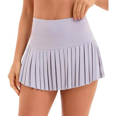 I 35755 Sporty Pleated Skirt Shorts 运动假两件裙裤