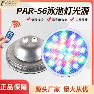 RGBPAR56LED泳池灯54WPAR56白色12VIP68泳池灯(RGB带遥控器)