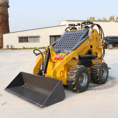 滑移装载08型泥土建筑垃圾用装载机滑移机390型微型滑移机出口价