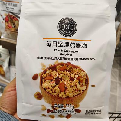 DL胖东来燕麦脆草莓水果味酸奶水果味每日坚果味正品代购燕麦脆