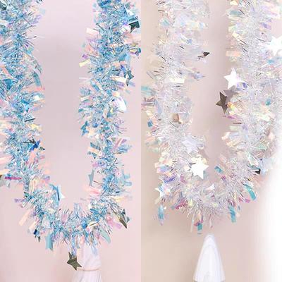 毛条彩带拉花挂饰教室装饰生日派对活动幼儿园小学教室场景布置