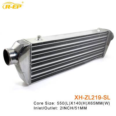 汽车中冷器通用550x140x65MM-51MM进气改装散热l冷却器铝制管式