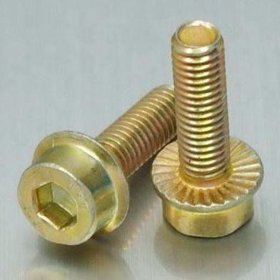角产DIN251内VAJ六角兰面螺生栓M法5~M10直销8.8级内六带垫螺丝