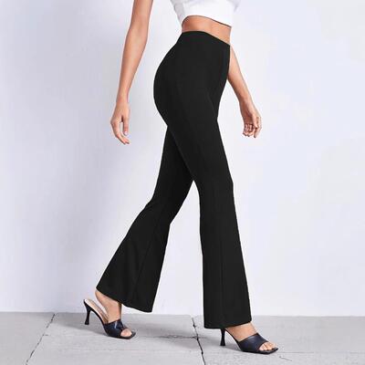 Women's elastic high waisted slimming pants, yoga exercise
