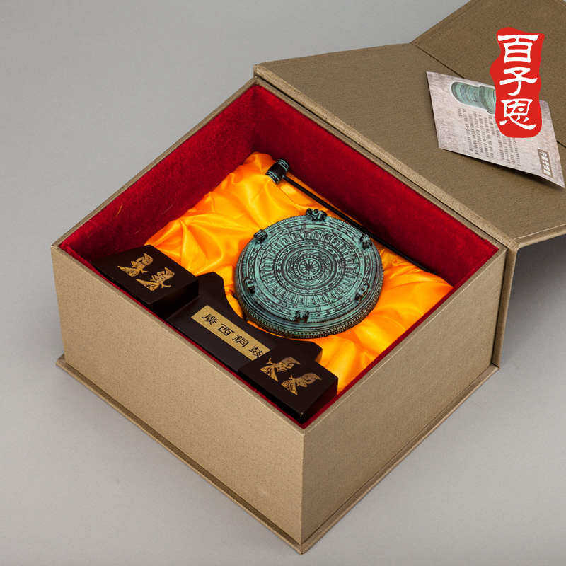 铜鼓 广西特色 青铜器摆件 中国青铜器 工艺品 办公室客厅装饰 收