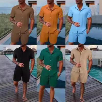 Aesthetic Driven 2 Set Mens Forward Casual Outfit Clean