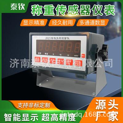 2025B0称重传感器仪表便携式称重平台秤地磅秤称重显示控制仪表