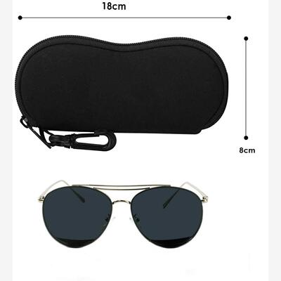 elt Clip Eyewear Glasses Storage Bag Portable Black Eye Case