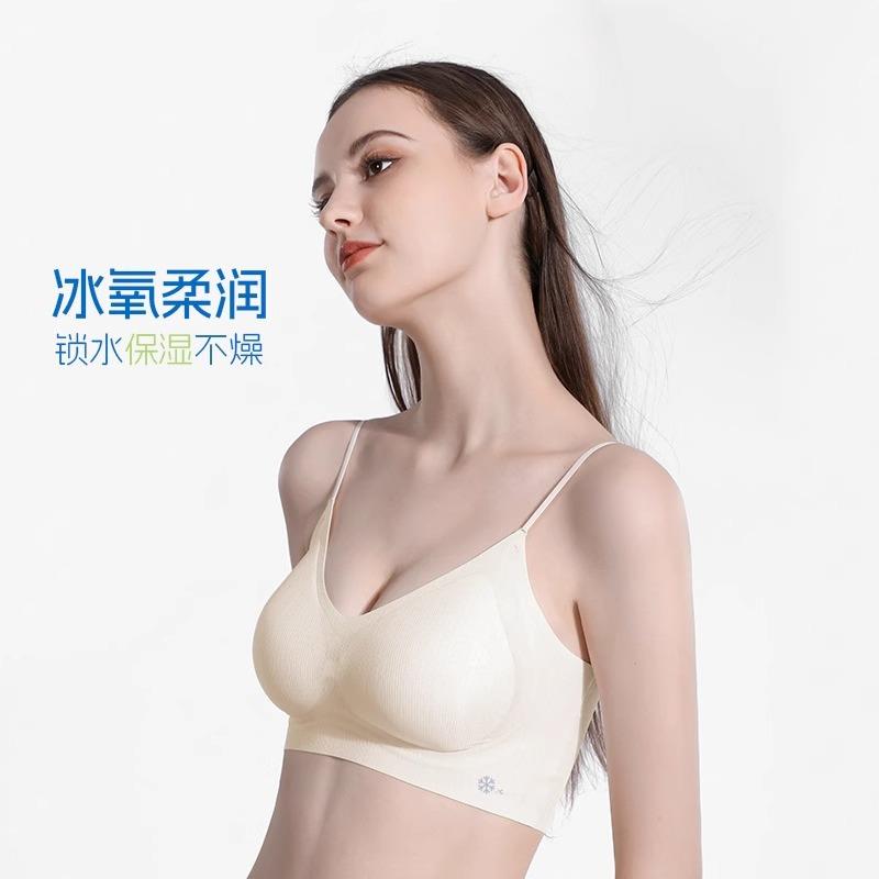新款直销内衣女小胸聚拢型文胸无痕通勤夏季超薄舒适无钢圈透气凉
