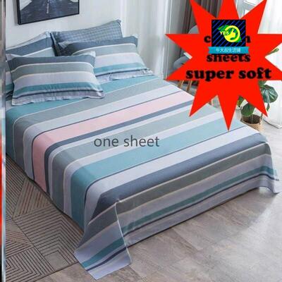 student cotton sheet bedsheet bed linen spread single1.5/2.0