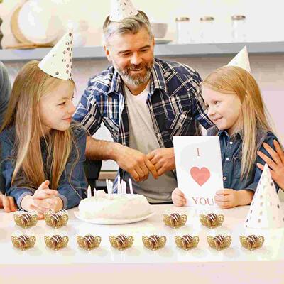 50 Pcs Chocolate Tray Candy Cups Cupcake Liners Paper