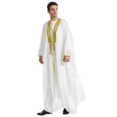 thewangs studioMuslim Arab Men Thobe Thawb Caftan阿拉伯长袖