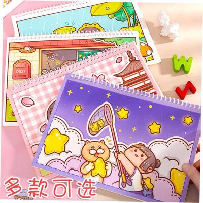 sticker collecting book storage release paper sticker mochi