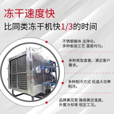 食品真空冷干燥机IDS低温验室实冻冻干机瑰花茶玫叶烘干机人气