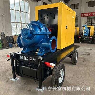 柴油泵车1000立方防汛抗涝排污泵车 无堵塞移动防汛泵 抢险排涝泵