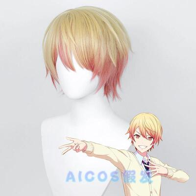 AICOS彩色舞台世界计划  缤纷舞台 天马司 cos假发 偏分仿真头皮