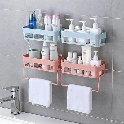 bathroom shelves toilet wall towel rack wash gargle storage