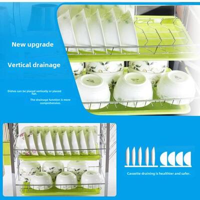 dish drying rack storage kitchen cup holder organizer洗碗架