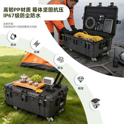 鼎瑞新RPC3431A 万向轮拉杆箱仪器箱防护箱 户外防潮箱 工具箱
