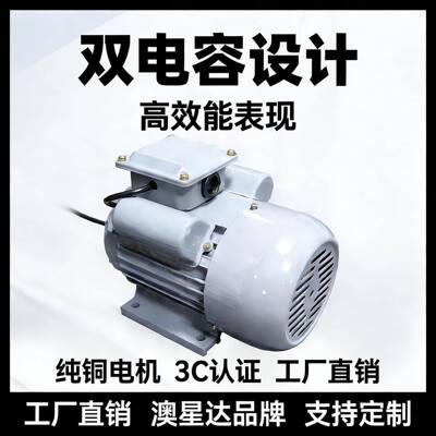 单相YL80L-0.55W-4双电容异步电动机设备配套异电压单相